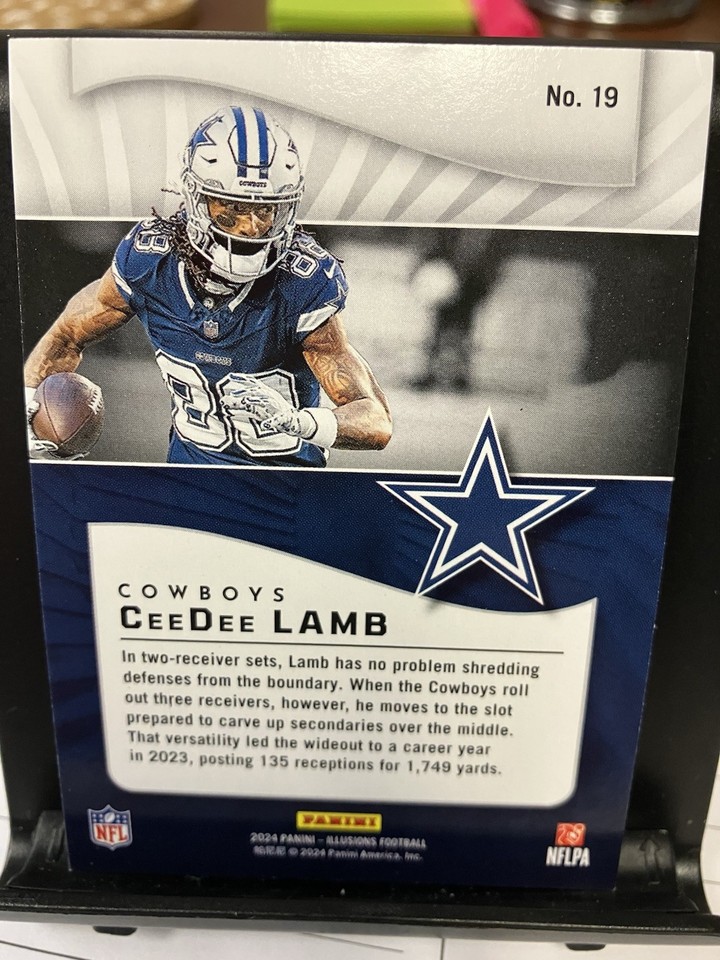 Cee Dee Lamb 2024 Panini Illusions #19 Orange & Base Card - Cowboys | eBay
