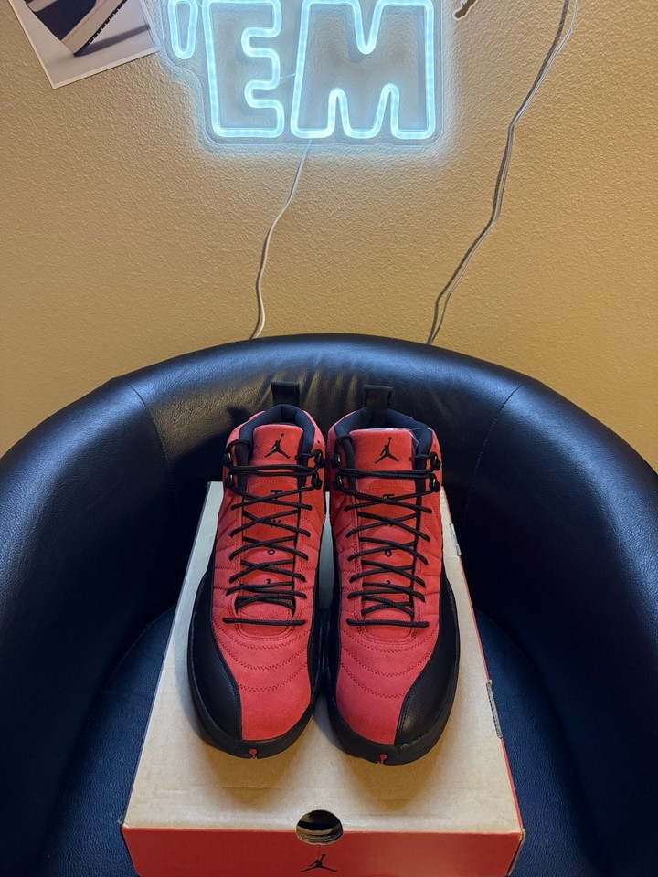 Brand new Air Jordan Reverse Flu Game 12’s size 13 with original box ...