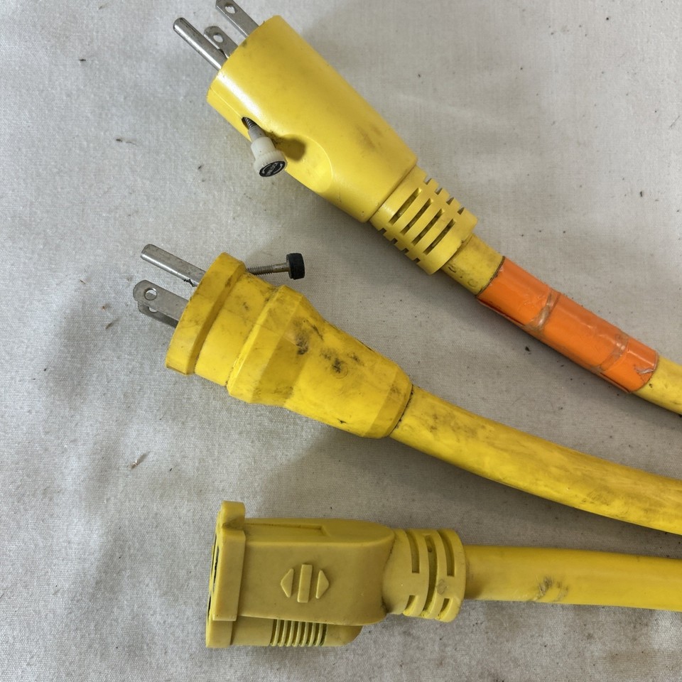 (3) Pc Marinco / Amp Up Shore Power Adapter Set: 30A To 15A Pigtail | eBay