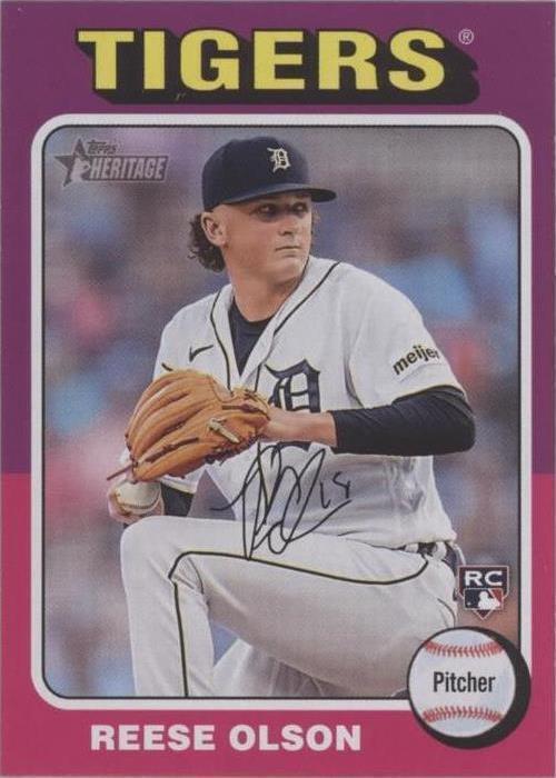 2024 Topps Heritage - Rookies Reese Olson #439 (RC) for sale online | eBay