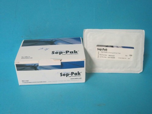 NEW IN BOX WATERS SEP-PAK TC18 40MG SORBENT PER WELL 96-WELL PLATE ...