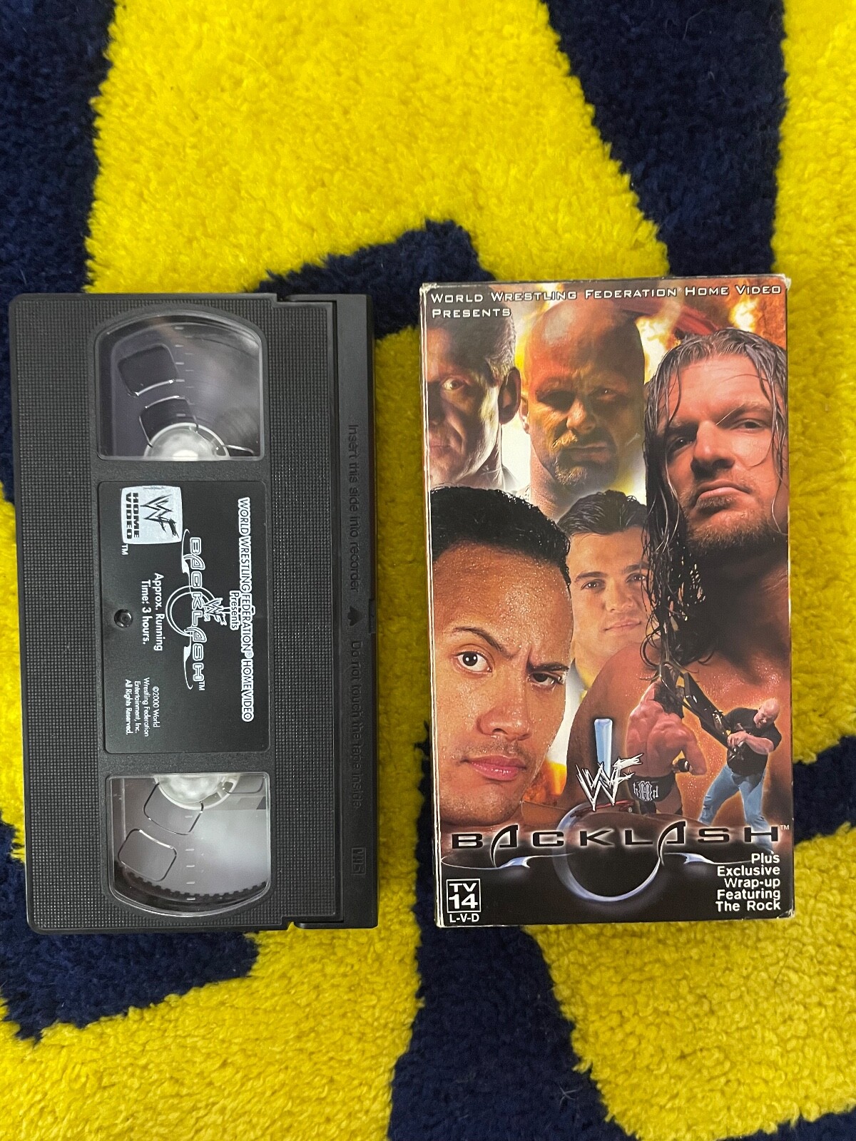 WWF Backlash 2000 (VHS, 2000) Rock Triple H WWE Wrestling Rare HTF | eBay