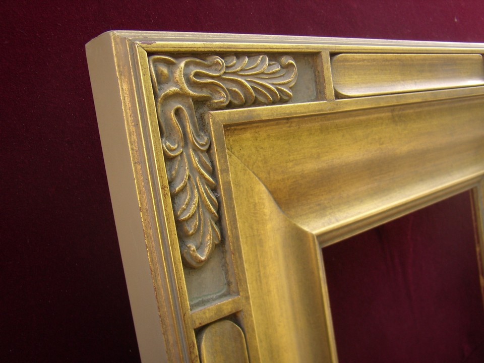 Custom Hand Made Wide Plein Air Extra Wide Gold Frame Any Size Up To ...