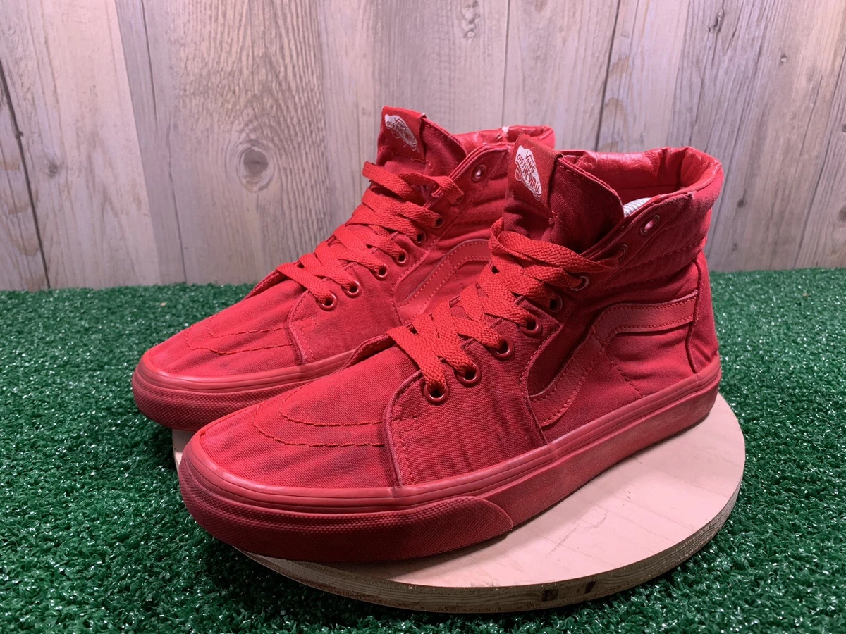 Vans All Red Sk8 Hi