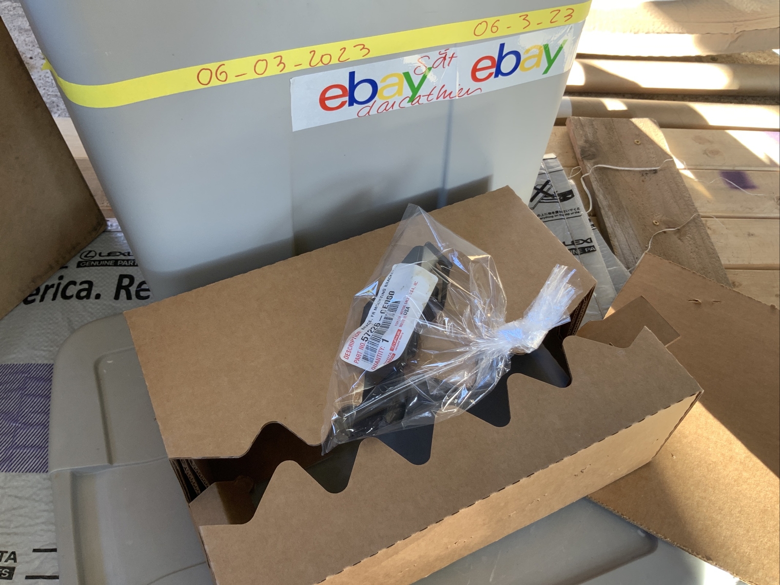 Toyota 572260E060 Genuine OEM Radiator Support Brace for sale online | eBay