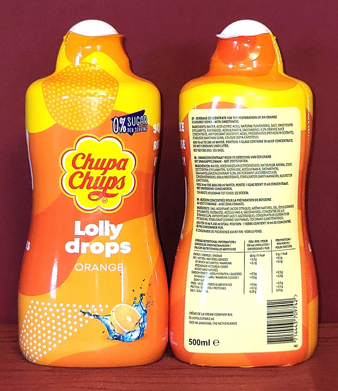 3x 500ml Chupa Chups Lolly Sirup Konzentrat Orange Soda Club Stream ...