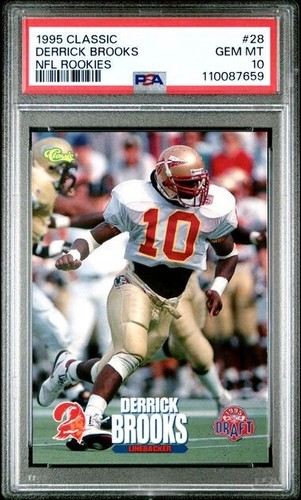 1995 Classic NFL Draft - Derrick Brooks #28 (RC) for sale online | eBay