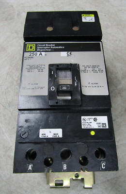 💥SQUARE D 250 AMP I-LINE CIRCUIT BREAKER 3 POLE 480 VAC KC34250 | eBay
