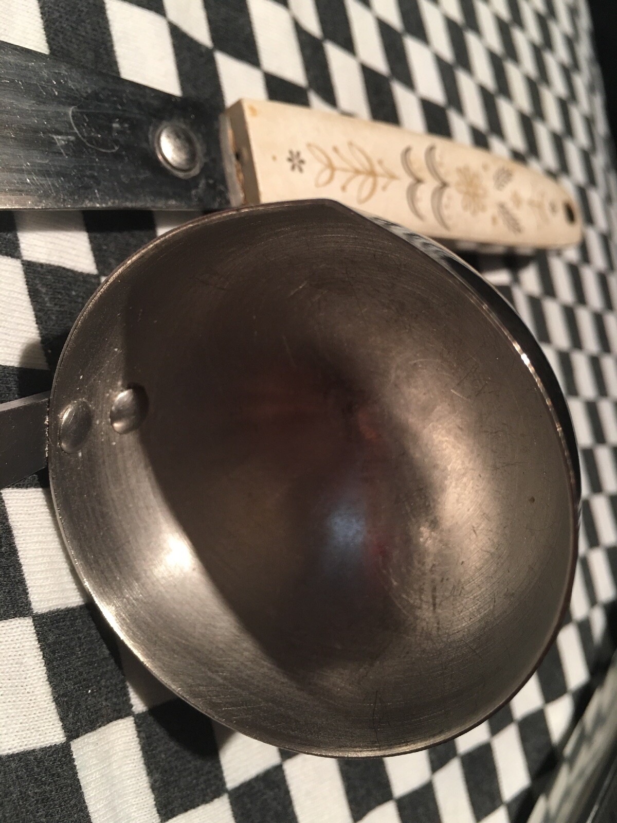 Flint Stainless Steele 4 Pc Vintage Utensil Set FORK KNIFE Ladle Flat ...