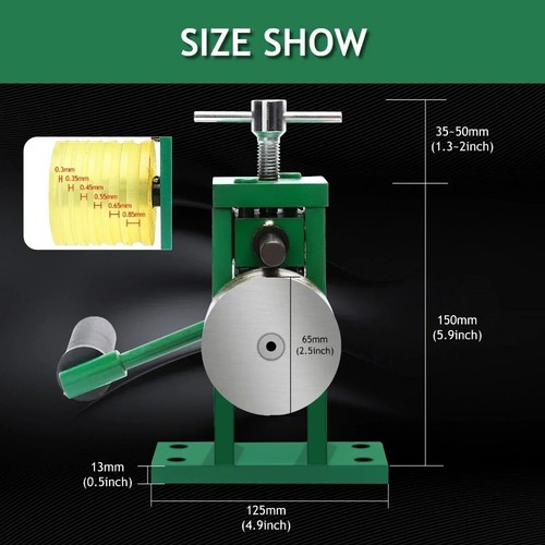 Jewelry Bending Machine Bracelet Ring Earrings Manual Rolling Machine ...