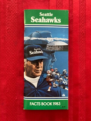 1983 NFL Seattle Seahawks media guide / Knox debut / Krieg / Largent ...