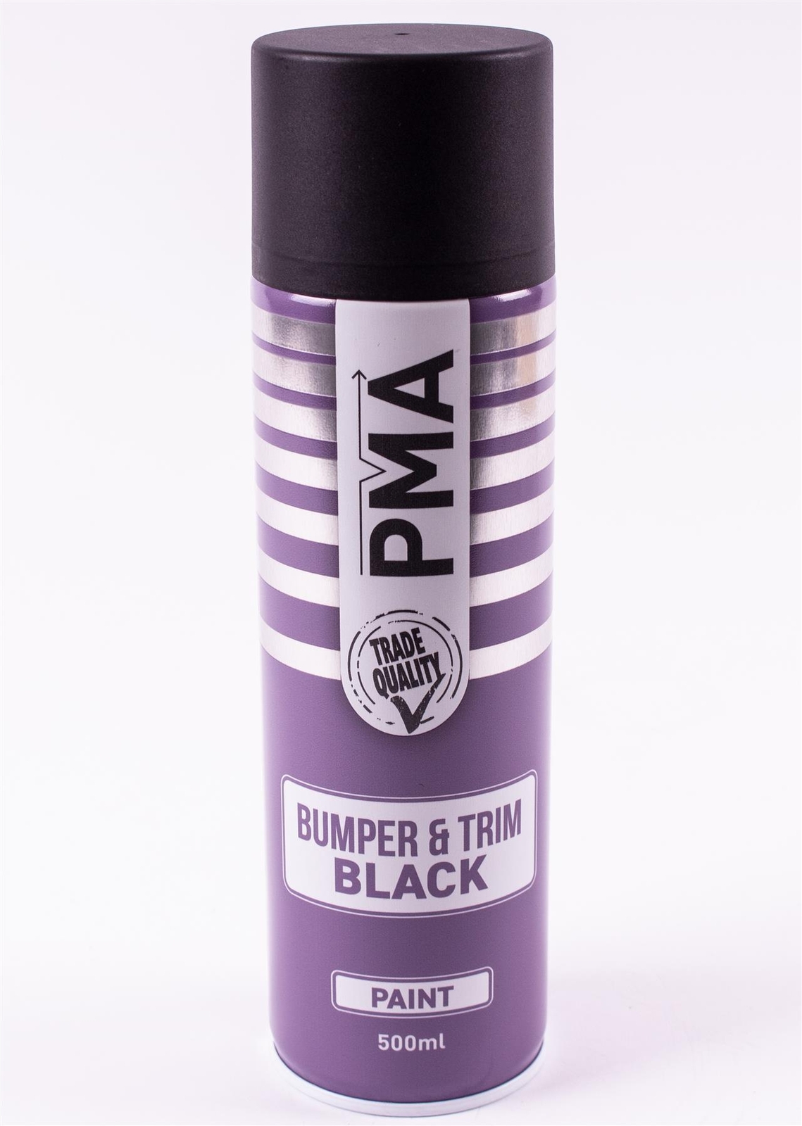 PMA Professional Black Bumper and Trim 500ml Spray Paint High Coverage ...