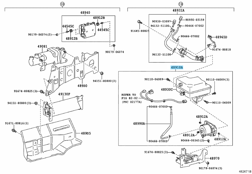 LEXUS LX570 URJ201 08-15 Genuine Height Control Pump & Motor Assy 48910 ...