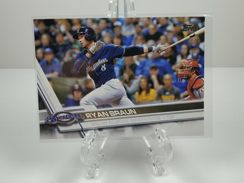Topps 2017 Series 1 Baseball Card #220 Ryan Braun Milwaukee Brewers | eBay
