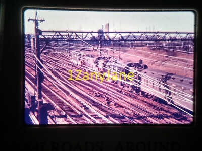 IV20 35MM TRAIN SLIDE Photo Engine Locomotive ERIE-LACKAWANA 1239 ...