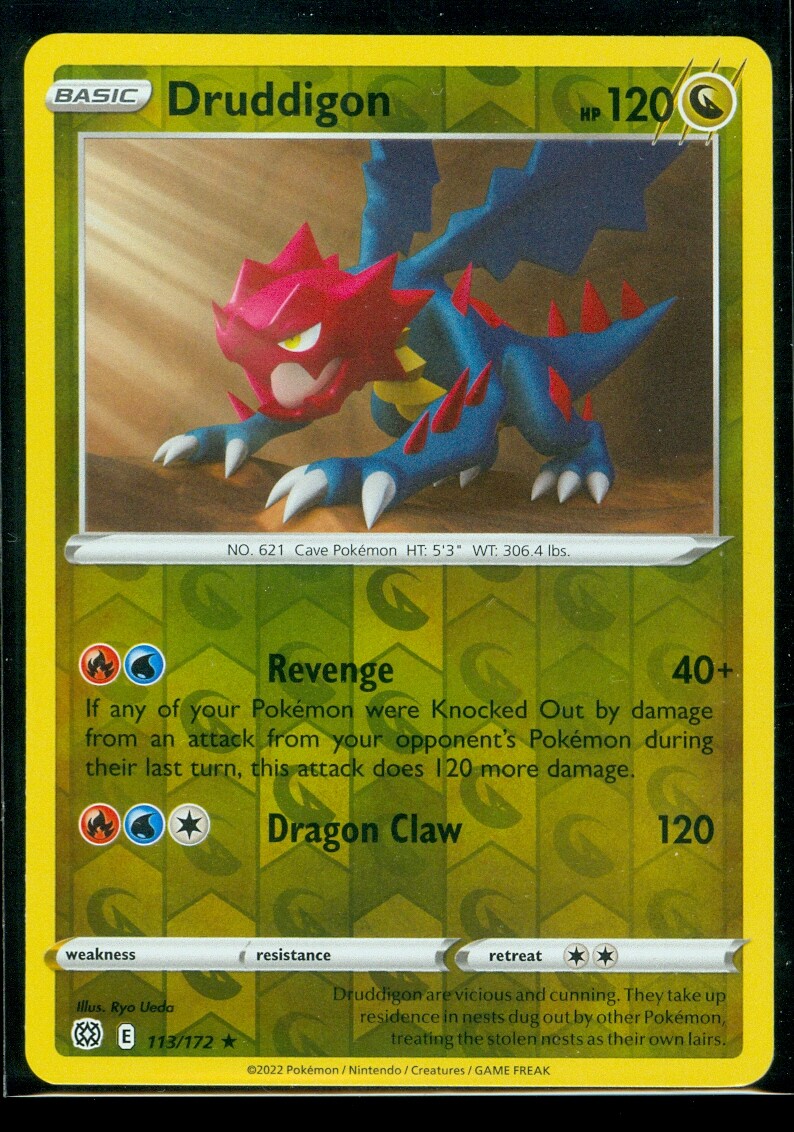 Druddigon Pokemon Card