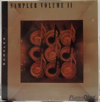 Piano Disc SAMPLER VOLUME II 3.5" Disc 1992 19 Tracks Classic,Holidays ...
