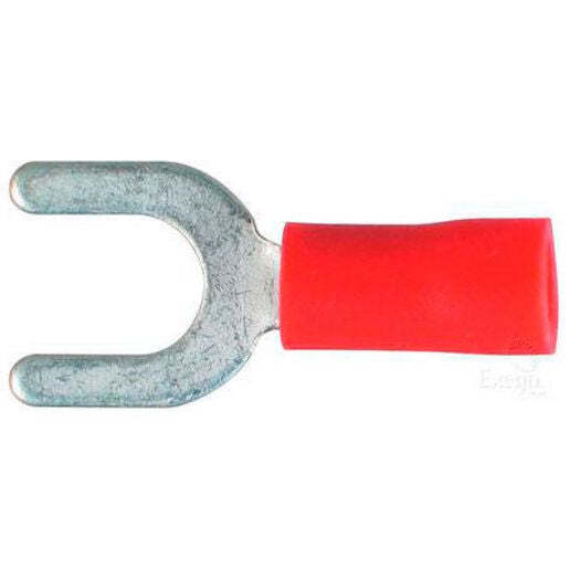 OEX Crimp Terminal Fork Red Terminal Entry 5mm 8 Pce ACX3042BL | eBay