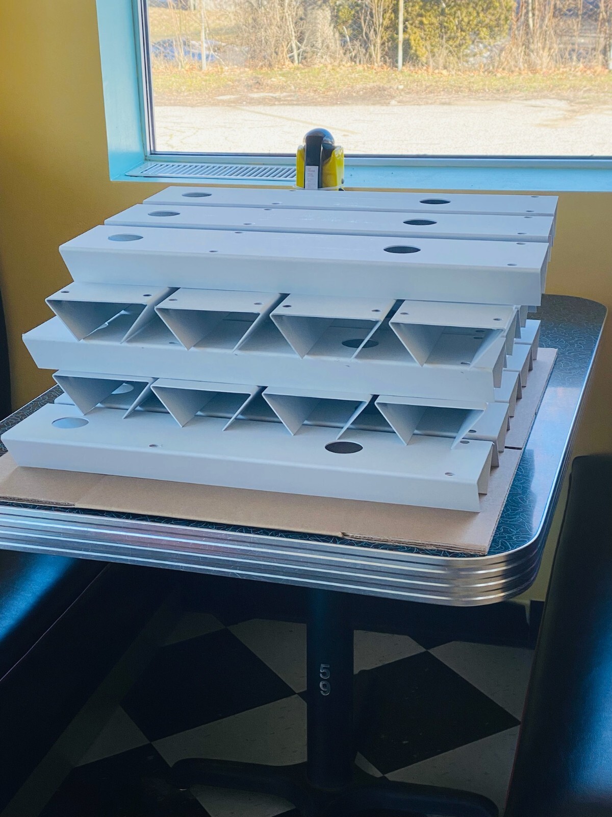 Купить Ибей | Ordermatic Order-Matic weld-on menu bracket for drive-in resturant Sonic A&W etc