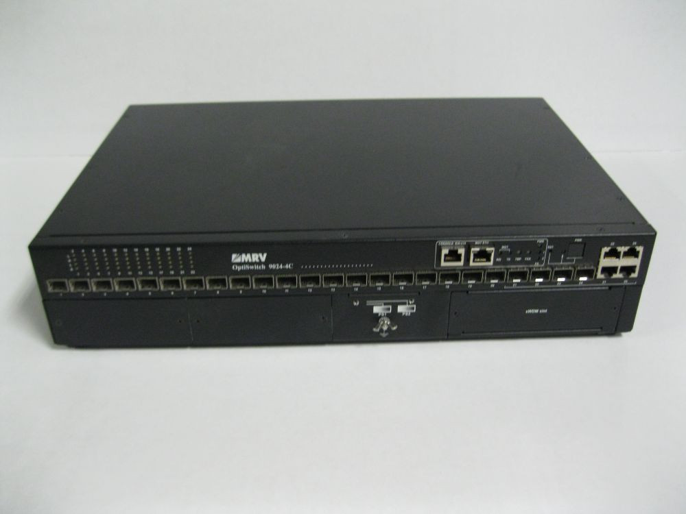 MRV OS9024-4C OptiSwitch 9000 Series Multi-Layer 24GigE Platform SFP ...