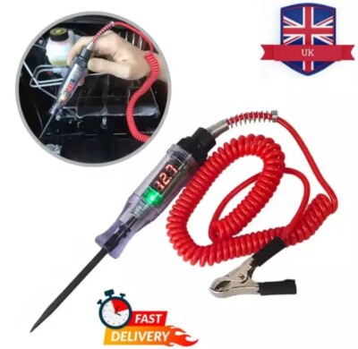 3-48v Electric Car Fuse Test Light Voltage Pen Detector 12V Circuit ...