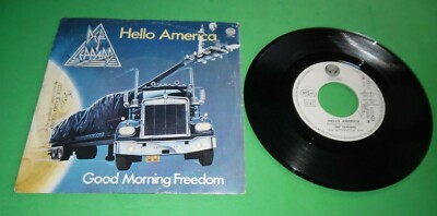 7" - DEF LEPPARD - HELLO AMERICA -STAMPA ITALIANA | eBay