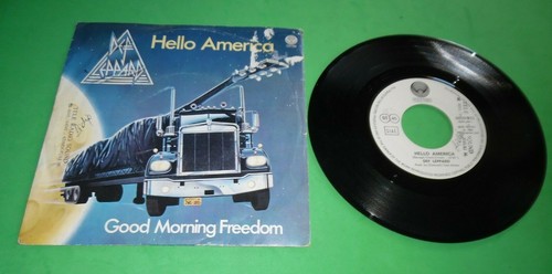 7" - DEF LEPPARD - HELLO AMERICA -STAMPA ITALIANA | eBay