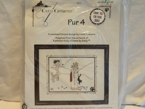 C-25 NEW VINTAGE CALICO CROSSROADS COUNTED CROSS-STITCH KIT “PUR 4” | eBay