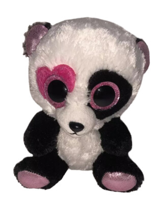 TY BEANIE BOOS - MANDY the 6" VALENTINE PANDA BEAR | eBay
