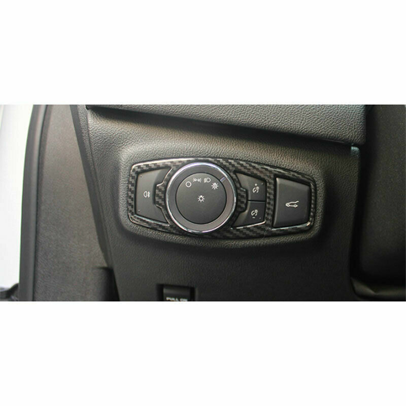 ★For Lincoln Nautilus MKX 15-21 Carbon Fiber Headlight Switch Control ...