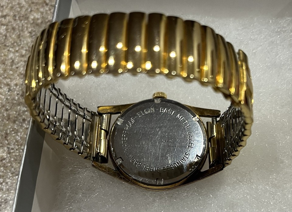 Elgin men’s Swiss mechanical watch gold plate very nice mid century ...