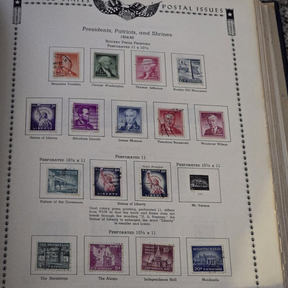 The All American Stamp Album 1960 MINKUS Over 350 Stamps Catalog ...
