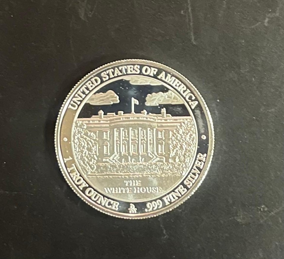 MICHELLE & BARACK OBAMA, 1oz .999 SILVER ROUND WITH BOX AND COI | eBay