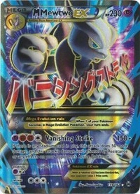 Pokemon M Mewtwo EX (159 Full Art) LP 1st Edition Normal XY ...
