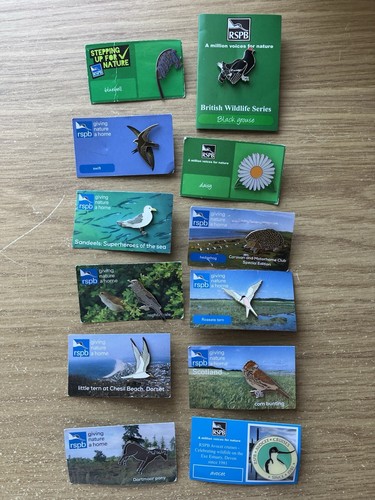 RSPB Pin Badges X12 Job Lot RSPB Interest | eBay UK