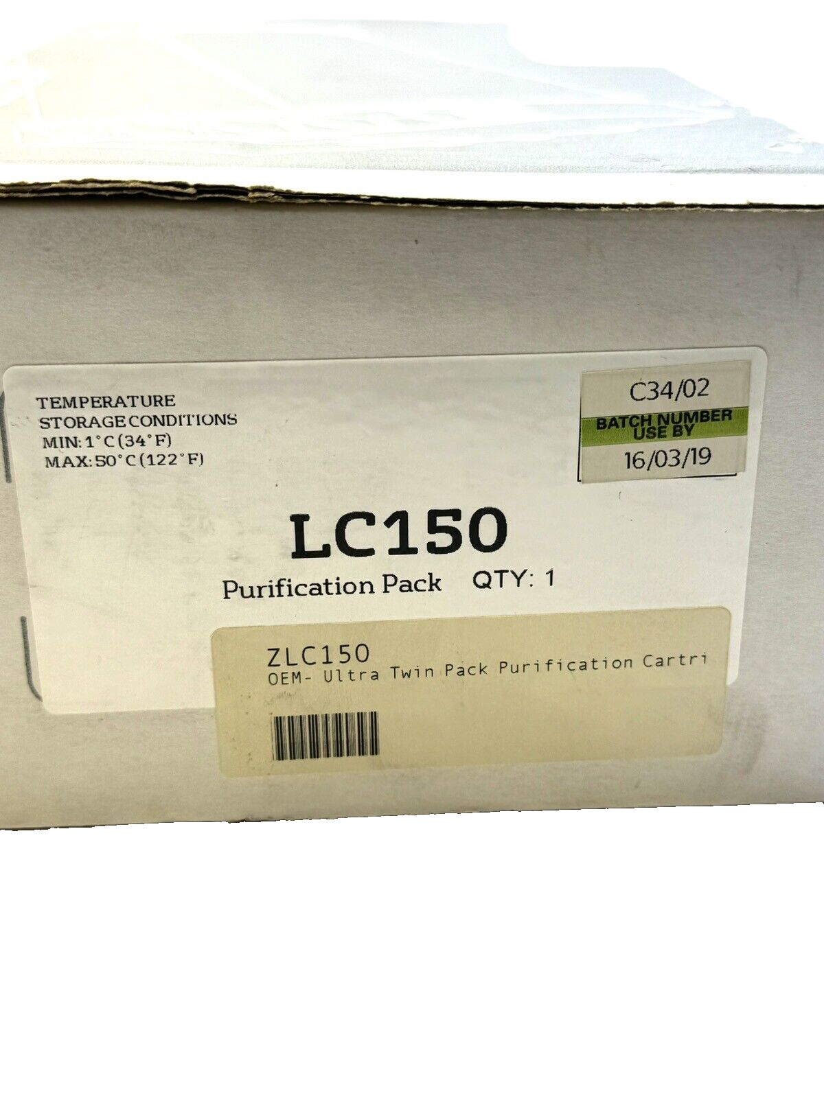 Elga Veolia LC150 OEM Ultra Twin Pack Water Purification Cartridge | eBay