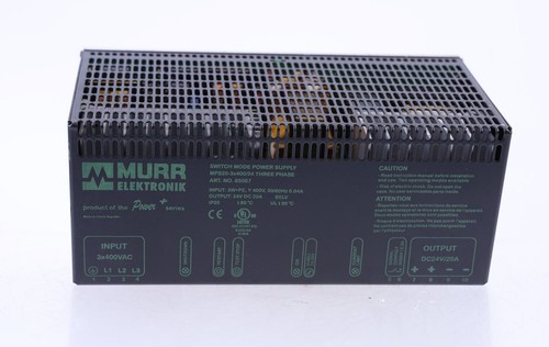 MURR 85067 MPS20-3X400/24 THREE PHASE PSU 24VDC 20A | eBay