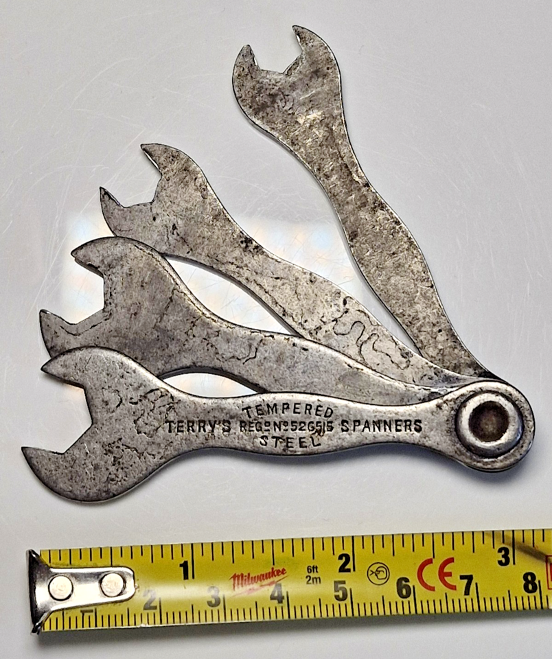 Vintage Terry's Tempered Steel Miniature Spanner set 8, 9, 10mm | eBay UK