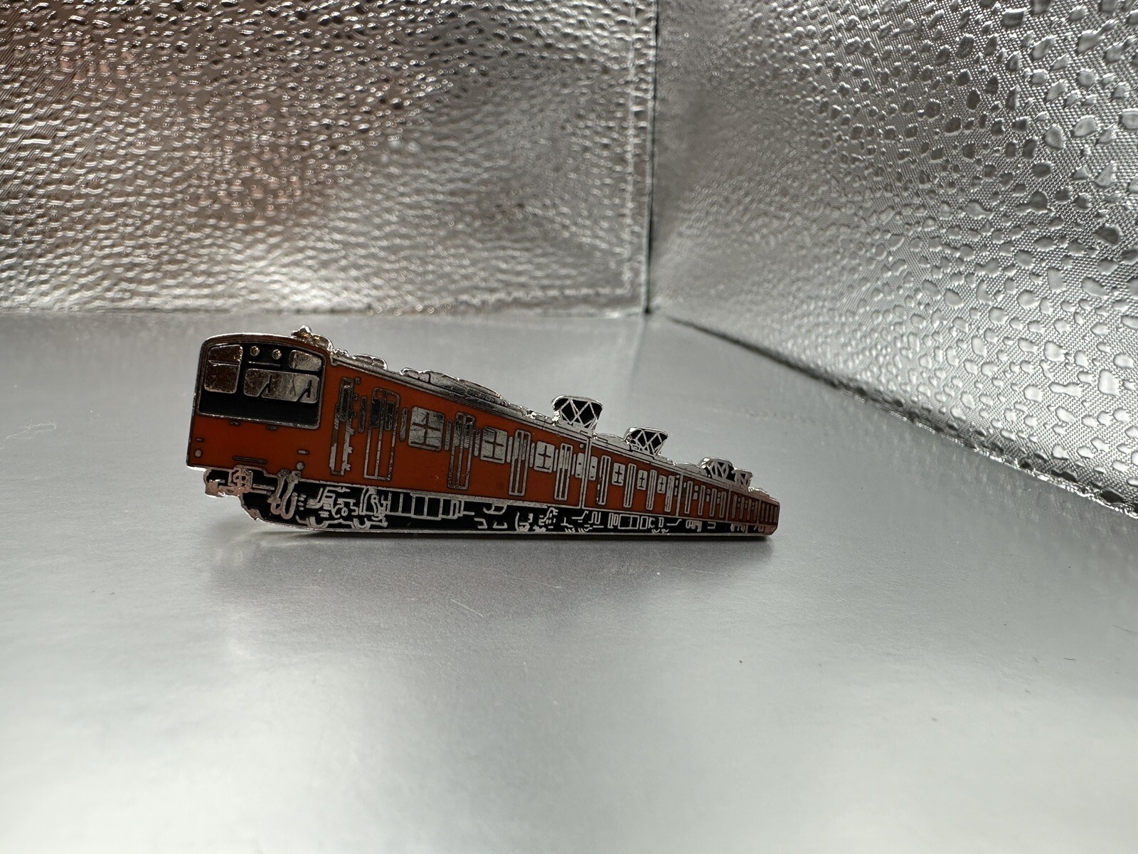 Vintage 1979 Japanese Subway Train Tie Clip - Gem