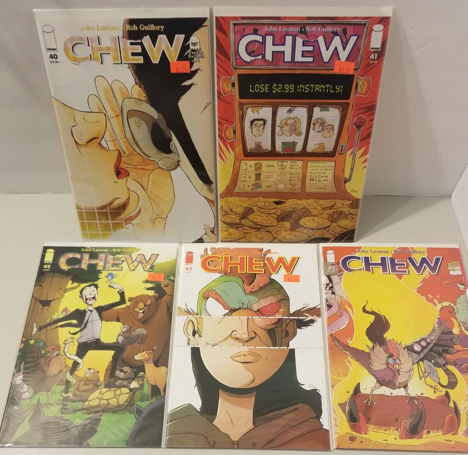 CHEW IMAGE COMICS LOT OF 19 JOHN LAYMAN ROB GUILLORY + WARRIOR CHICKEN ...