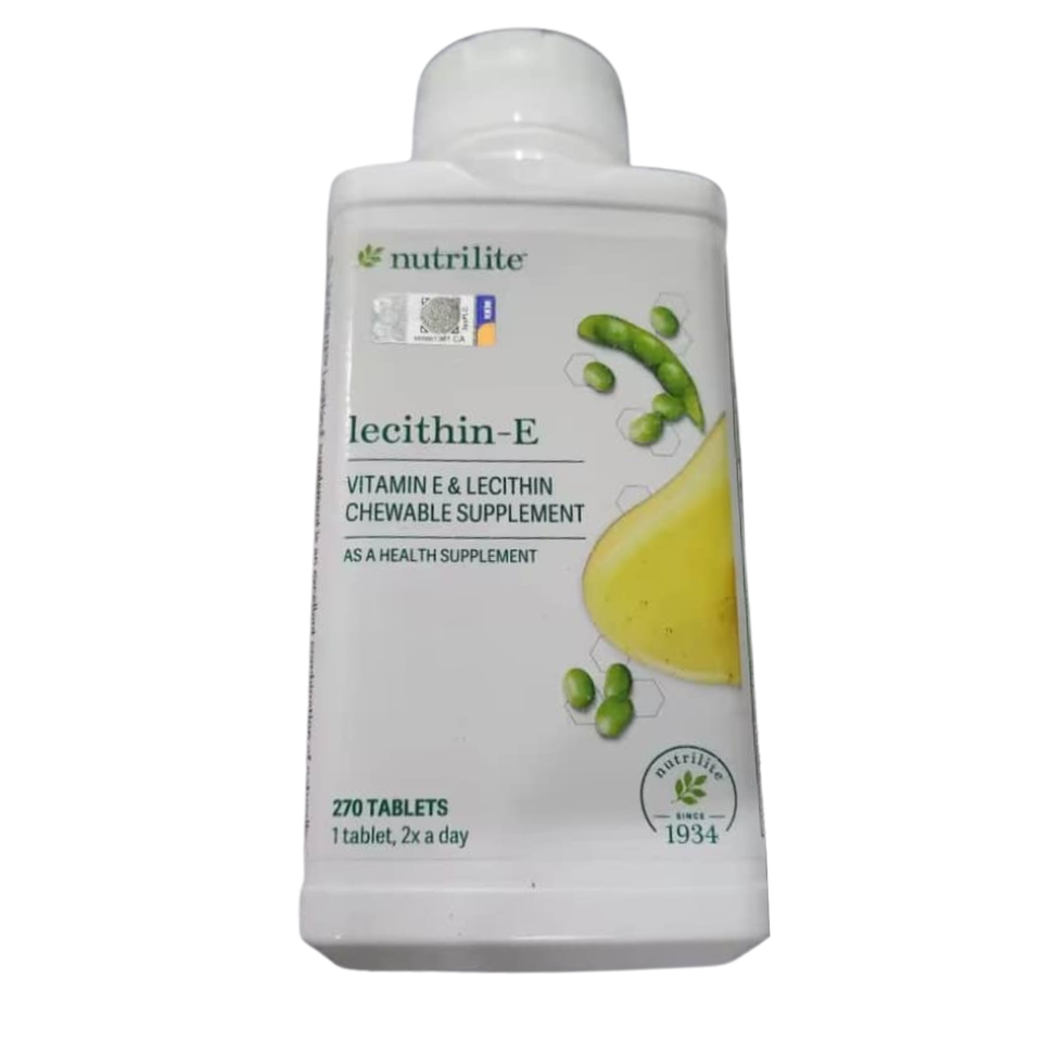 NUTRILITE Lecithin E Chewable Supplement Antioxidant Free Radicals 150/ ...