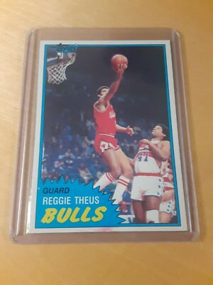 1981/82 Topps #69 Mid West REGGIE THEUS Chicago Bulls Basketball Card ...