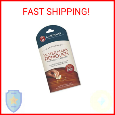 Guardsman Water Mark Remover Cloth - Erase White Rings & Haze Caused By ...