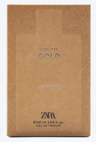 Zara Man Gold ABSOLUTE Eau De Parfum Men Fragrance 90ml (3.04oz) New ...