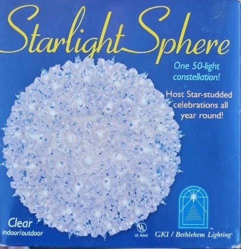 GKI Hanging Clear Starlight Sphere Constellation Holiday Party ...