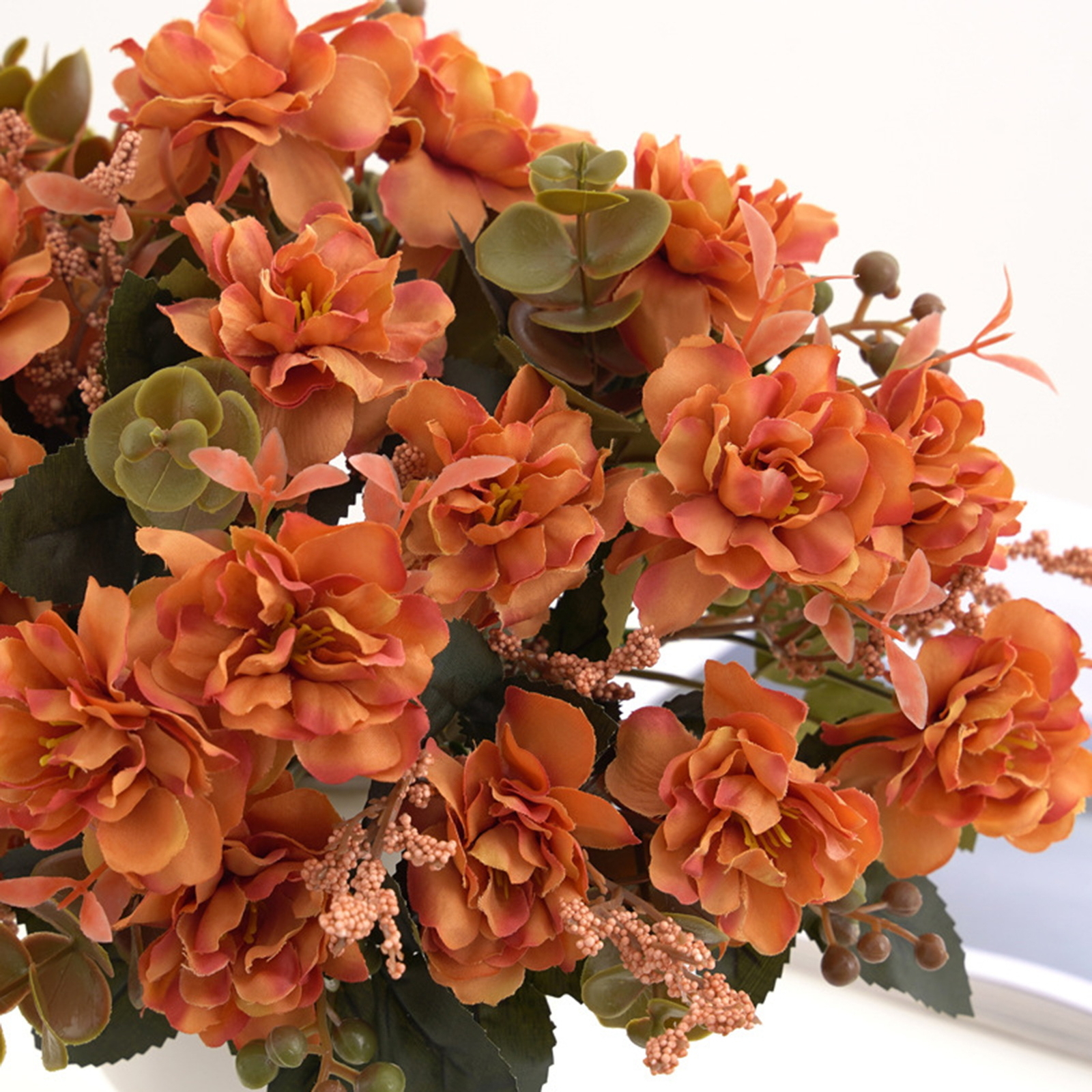 Simulated Flower Branch Non-fading Decorate Clear Texture Artificial ...