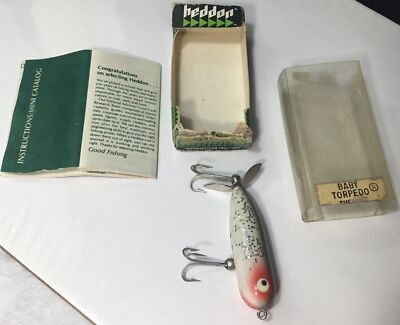 Vintage James Heddon’s Sons Kidde Baby Torpedo Surface 0361 RMF Fishing ...