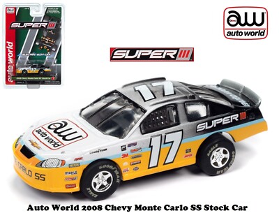 Auto World Super III 2008 Chevy Monte Carlo SS Stock Car Also Fits AW ...