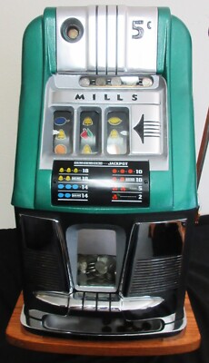 Mills 5c High Top Slot Machine Circa 1950 Fully Restored | eBay
