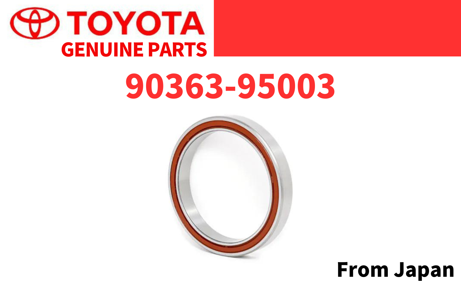 Toyota Genuine Transmission Coupling Bearing Radial Ball No. 1 OEM ...